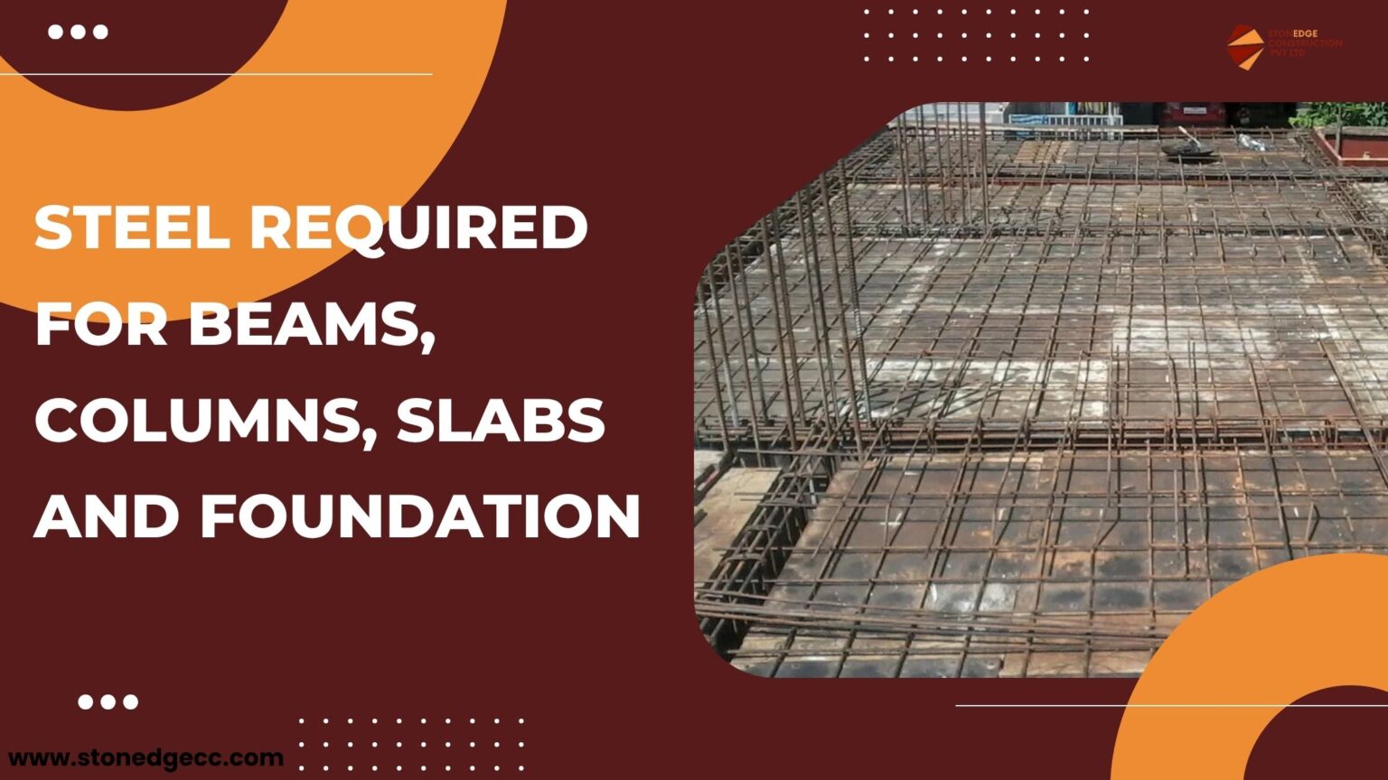 Steel Requirements for Beams, Columns, Slabs, and Foundations ...